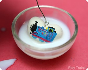 DIY Engineer Stripe Heart Pendants - Train Gifts