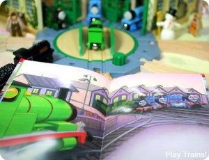 Valentine's Day in Vicarstown: Book Review and Wooden Train Layout