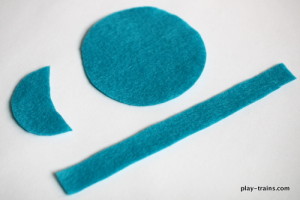 DIY Felt Engineer Hats for Stuffed Animals
