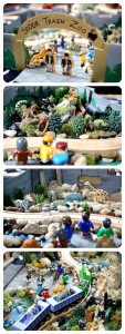 DIY Zoo Train Set for Wooden Trains